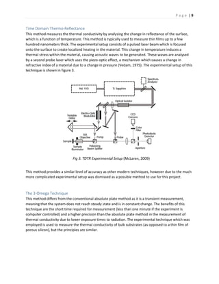 Measuring Thermal Conductivity of Thin Films | PDF