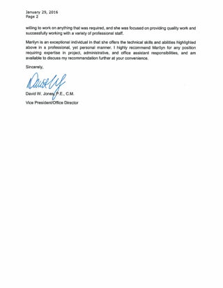 MRA Reference Letter | PDF