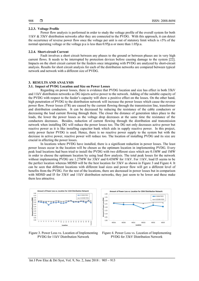 Impacts Of Photovoltaic Distributed Generation Location And Size On Distribution Power System