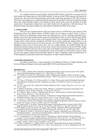 Impacts of Photovoltaic Distributed Generation Location and Size on ...