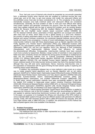 Stochastic fractal search based method for economic load dispatch | PDF