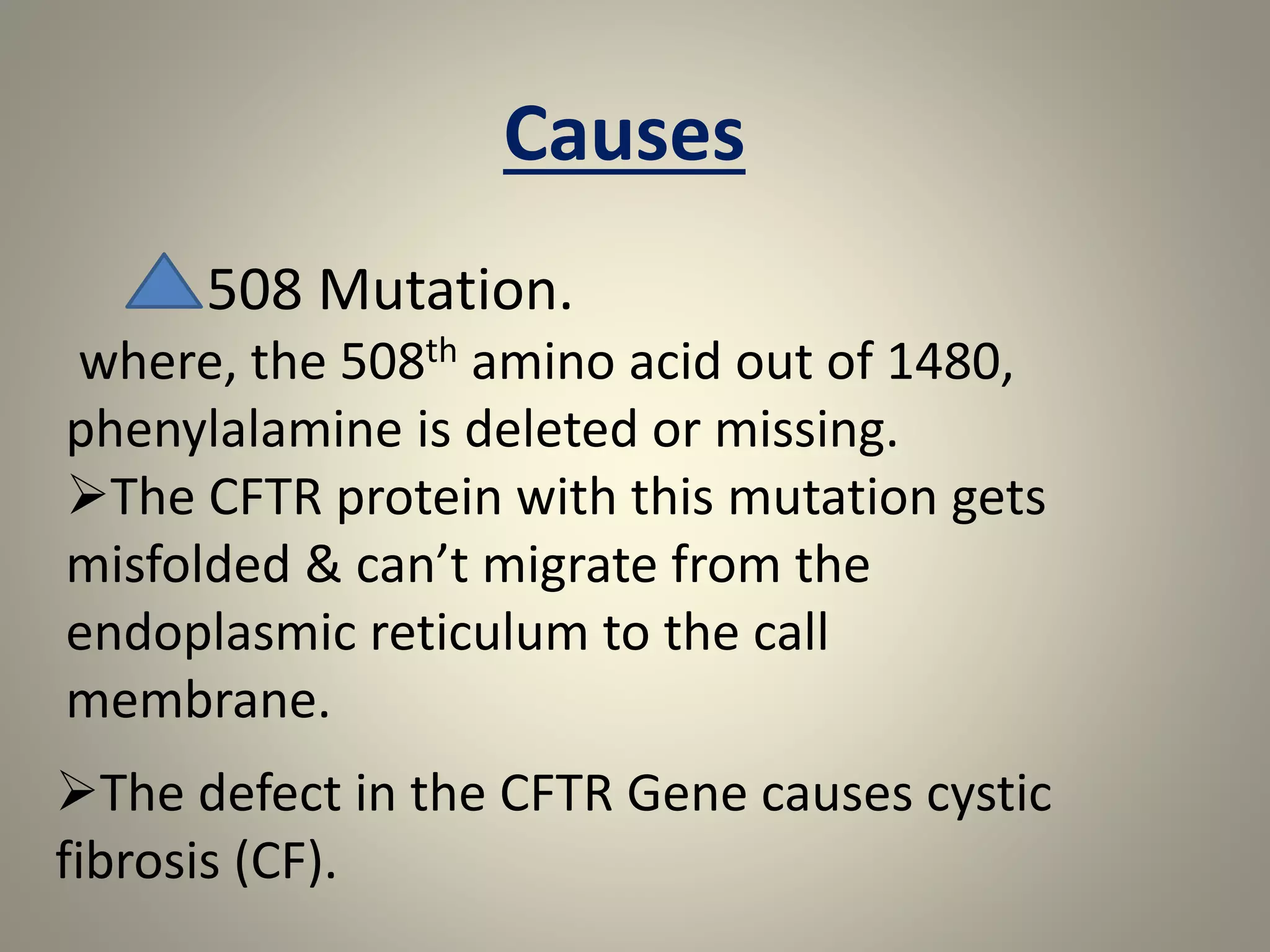 gene therapy for cistic fibrosis | PPTX