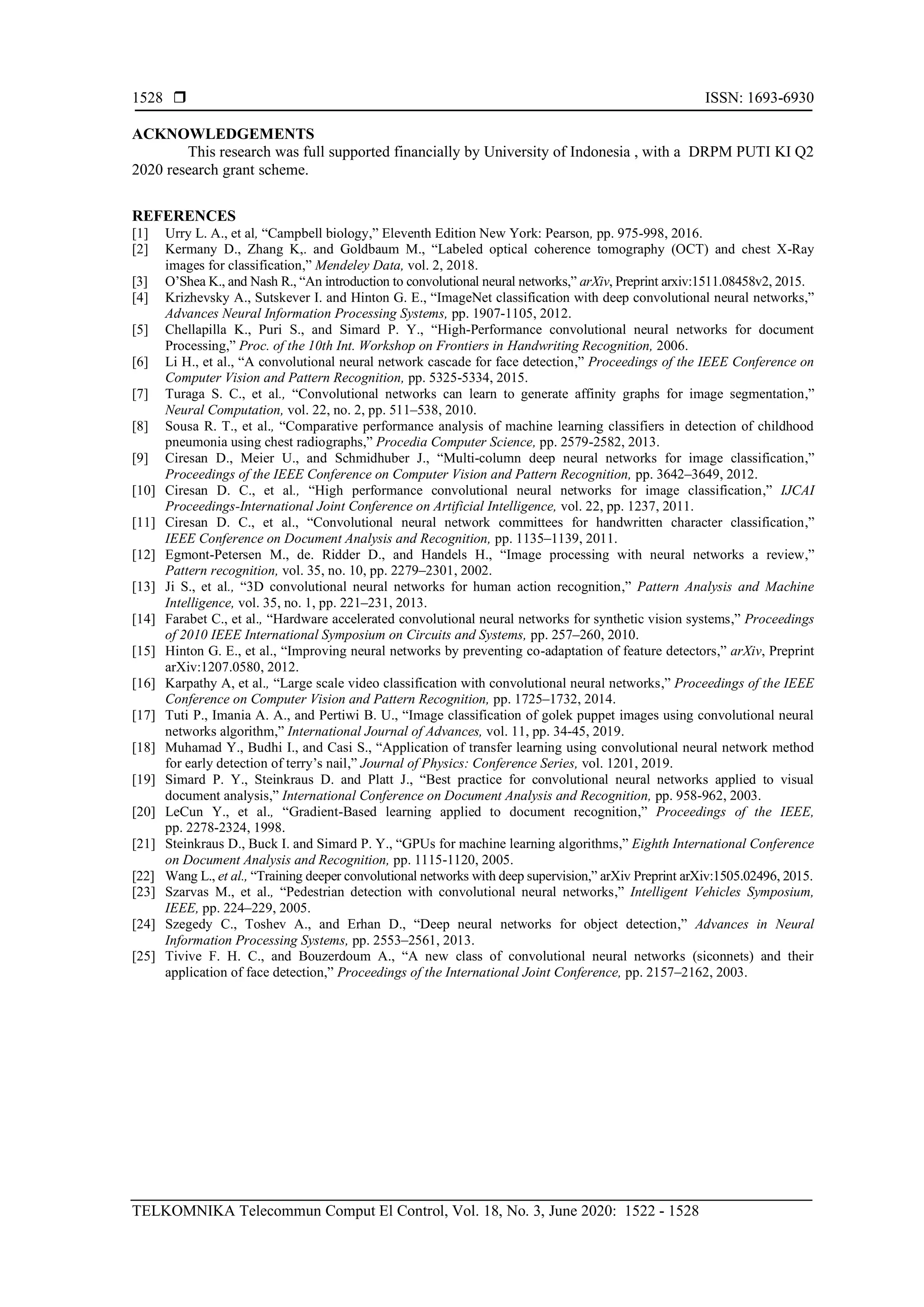 Pulmonary rontgen classification to detect pneumonia disease using convolutional neural networks ...