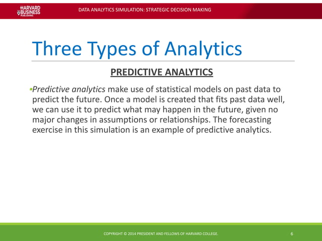 data analytics simulationstrategic decision making | PDF