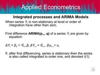 Arma model ar model arima model time series | PPT | Stocks and Bonds ...
