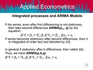 Arma model ar model arima model time series | PPT