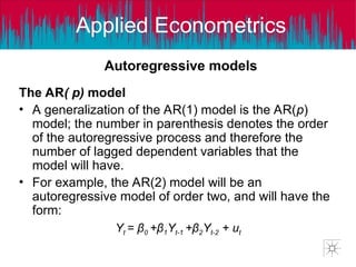 Arma model ar model arima model time series | PPT | Stocks and Bonds ...