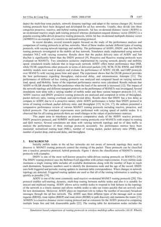 Simulation based comparison of routing protocols in wireless multihop ad hoc networks | PDF