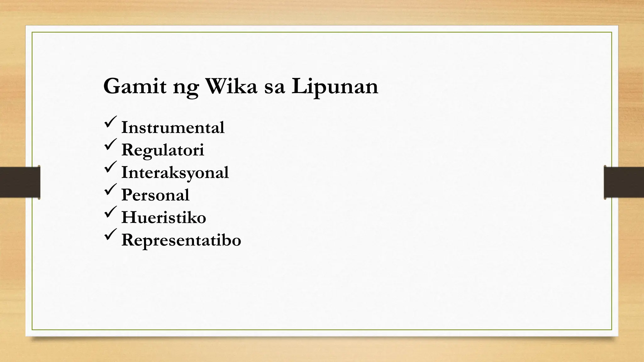kahalagahan ng gamit ng wika sa lipunan pptx | PPTX