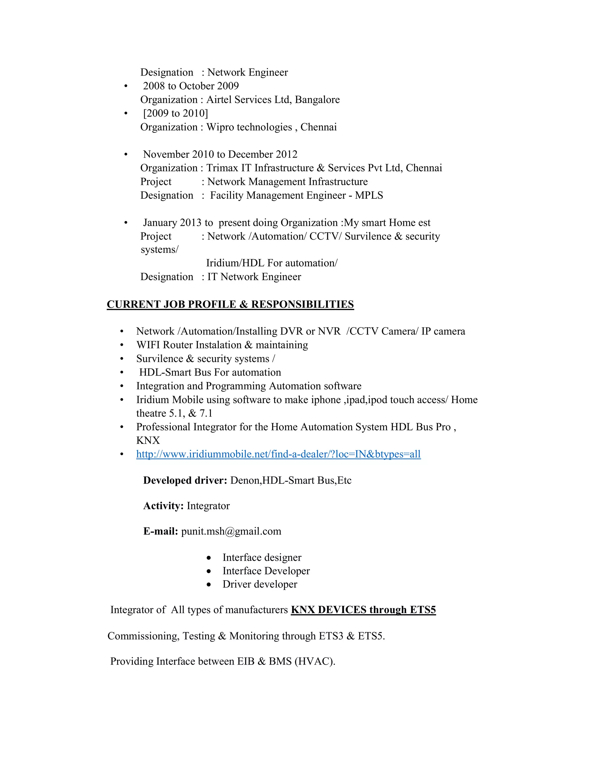 Punith Resume | PDF