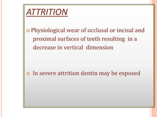 age change in dental hard tissue | PPTX