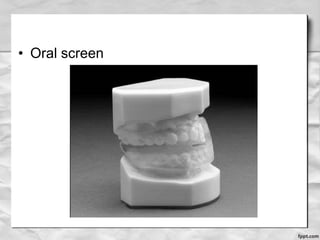 oral habits and mouth breathing | PPTX