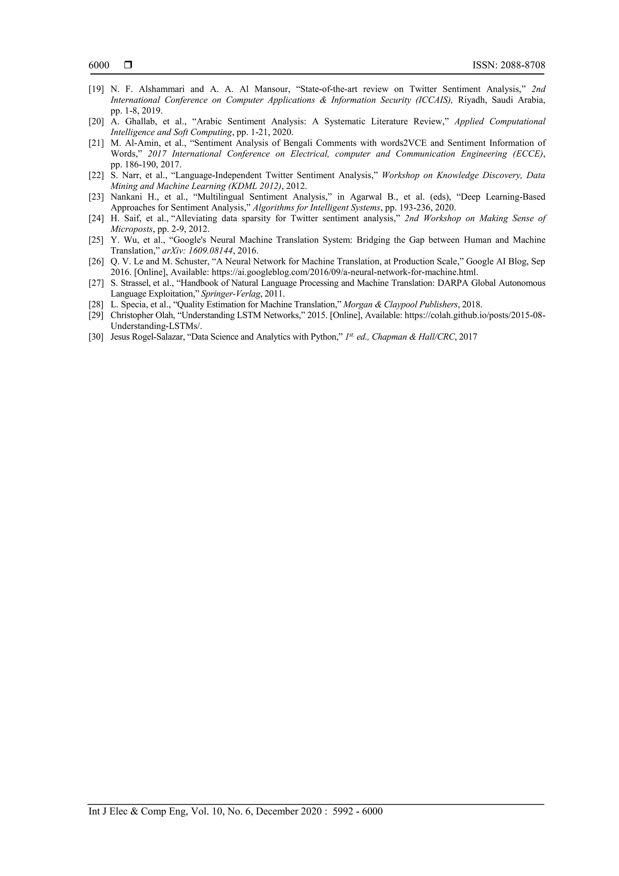 Multi Lingual Twitter Sentiment Analysis Using Machine Learning Pdf