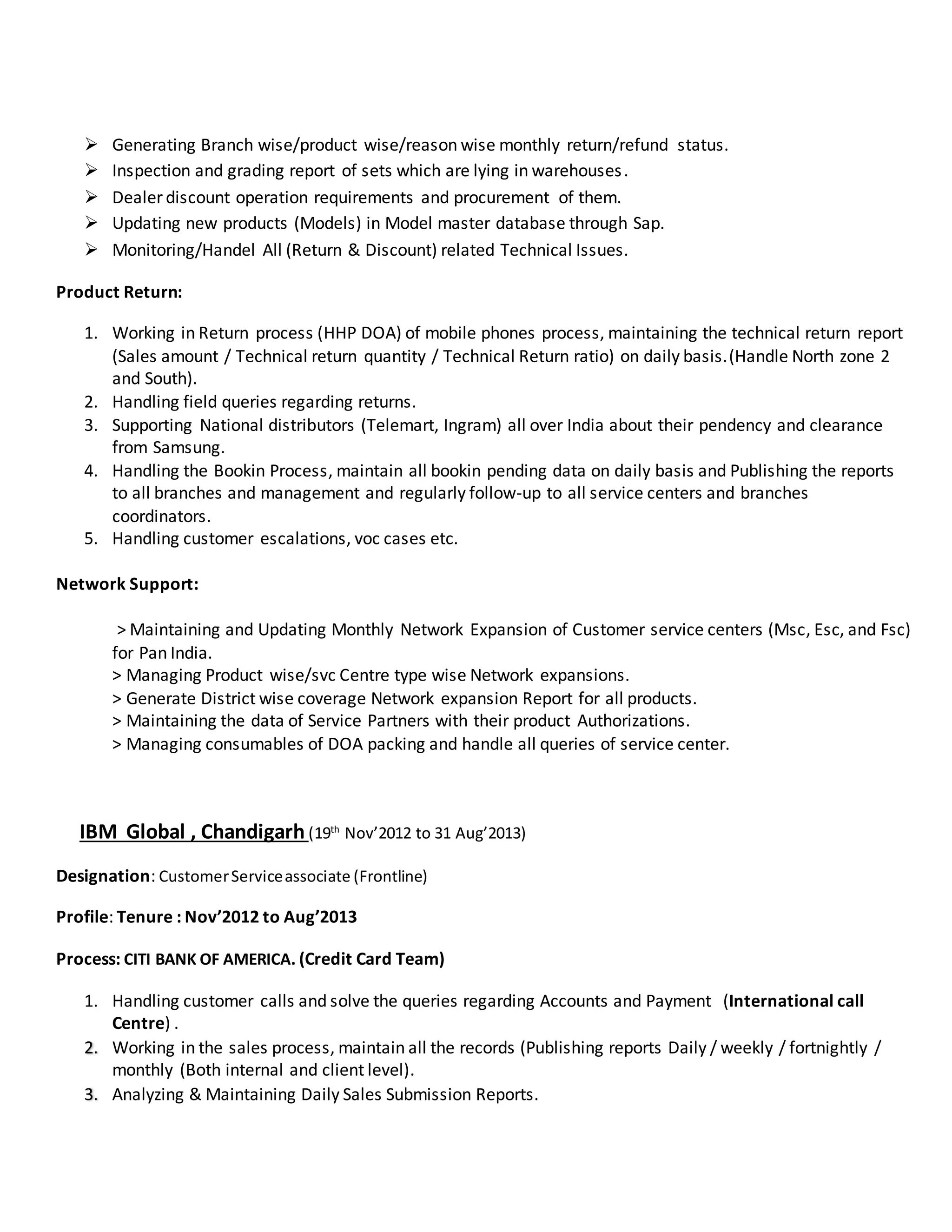 Bhanu Resume | DOCX | Business | Business and Finance