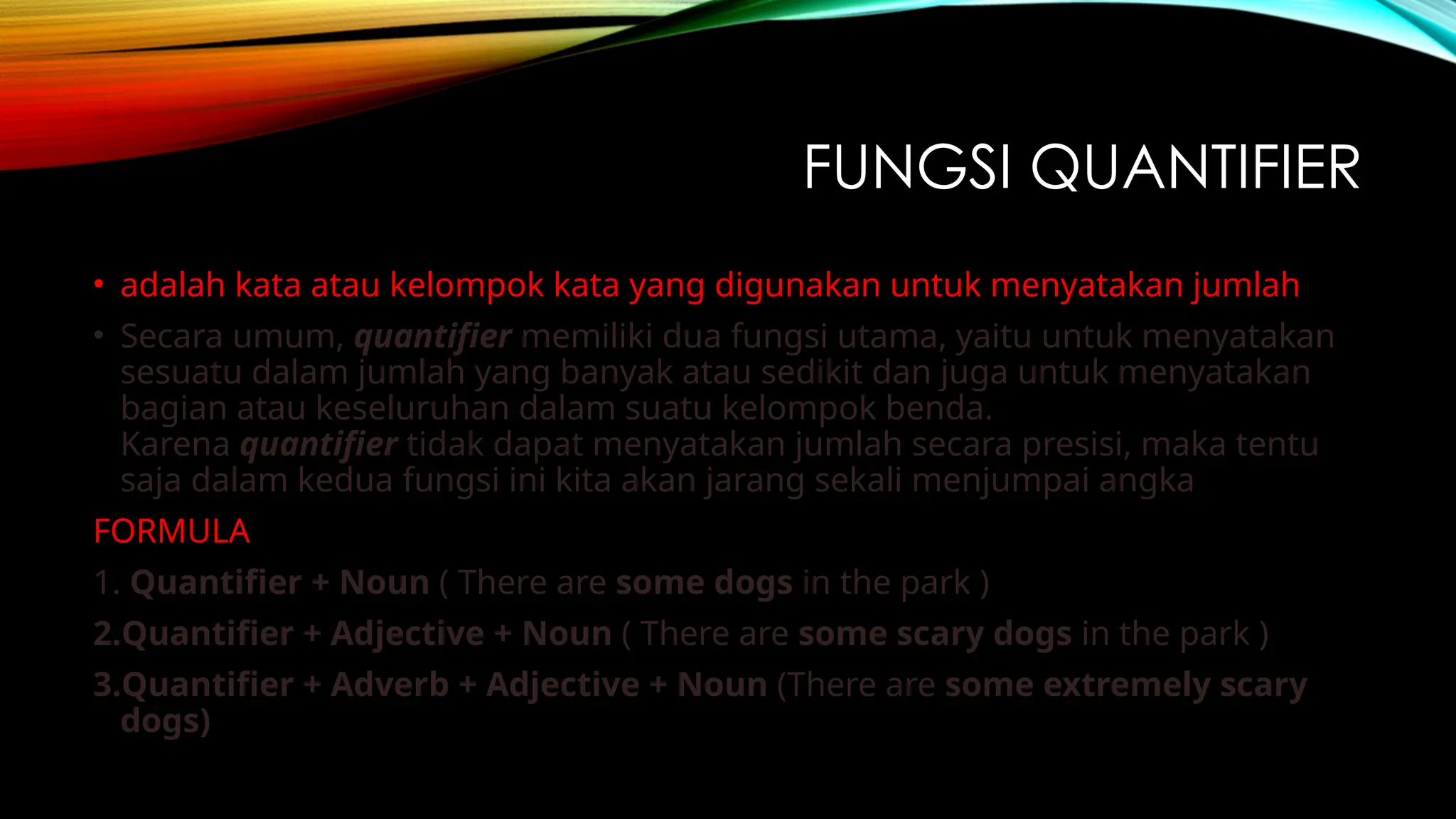 QUANTIFIERS PPT VIDEO pptx modul ajar bahasa inggris | PPTX