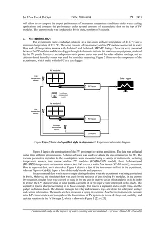 Fundamental study on the impacts of water-cooling and accumulated dust ...
