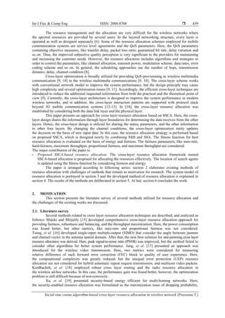 Social-sine cosine algorithm-based cross layer resource allocation in wireless network | PDF