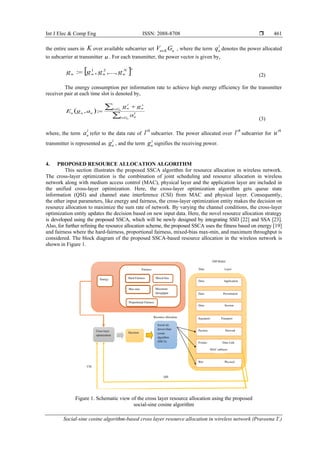 Social-sine cosine algorithm-based cross layer resource allocation in wireless network | PDF
