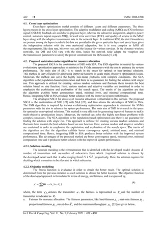 Social-sine cosine algorithm-based cross layer resource allocation in wireless network | PDF