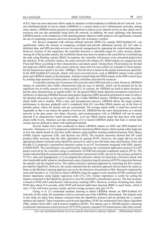 Low-rate distributed denial of service attacks detection in software ...