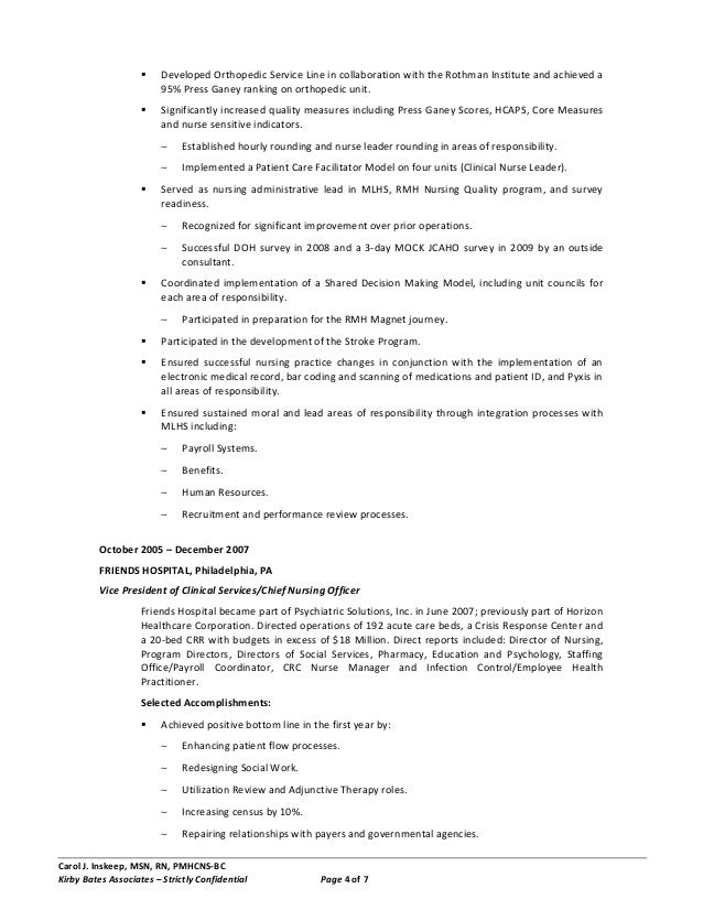 Inskeep Carol J Resume