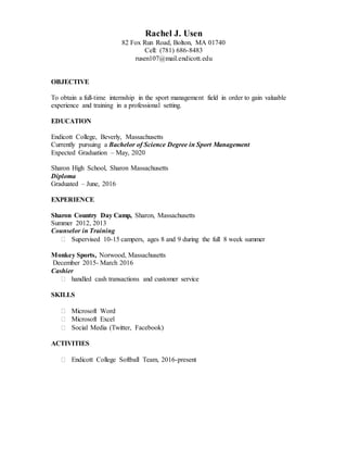 Rachel Usen- Resume | DOCX