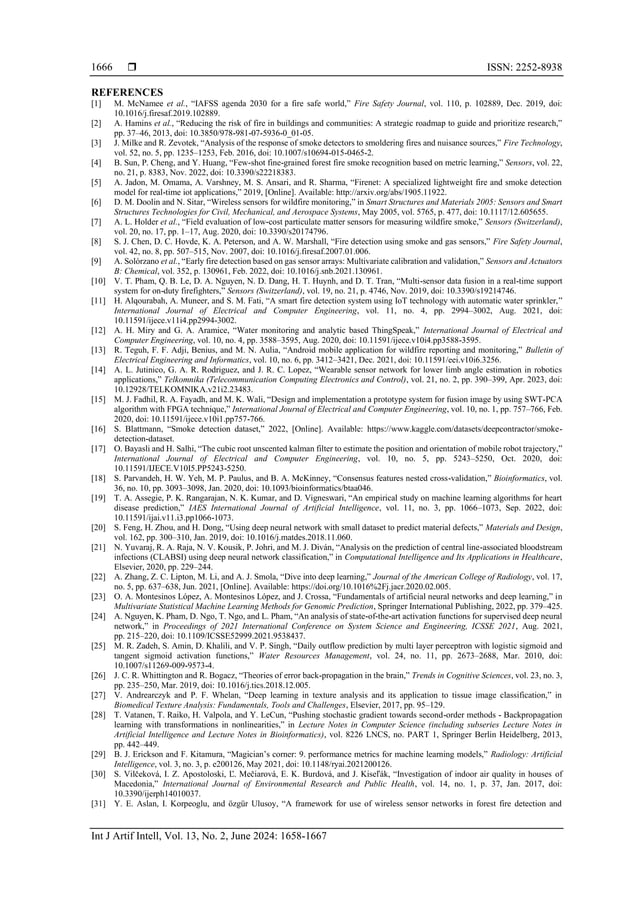 Design Of Smoke Detection System Using Deep Learning And Sensor Fusion With Recursive Feature