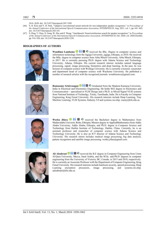 Speaker identification under noisy conditions using hybrid convolutional neural network and ...