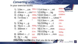 UNIT CONVERSION | PPTX
