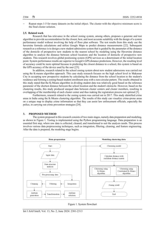 Balanced clustering for student admission school zoning by parameter tuning of constrained k ...