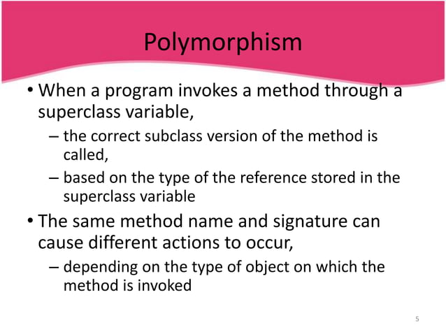 Polymorphism | PPTX
