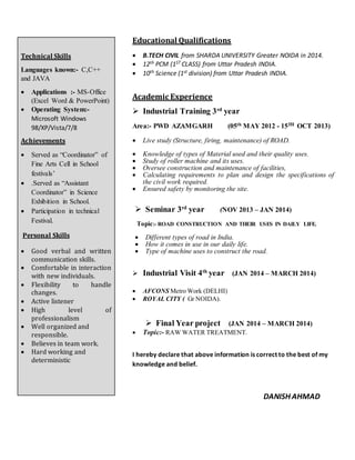 DANISH CV | PDF