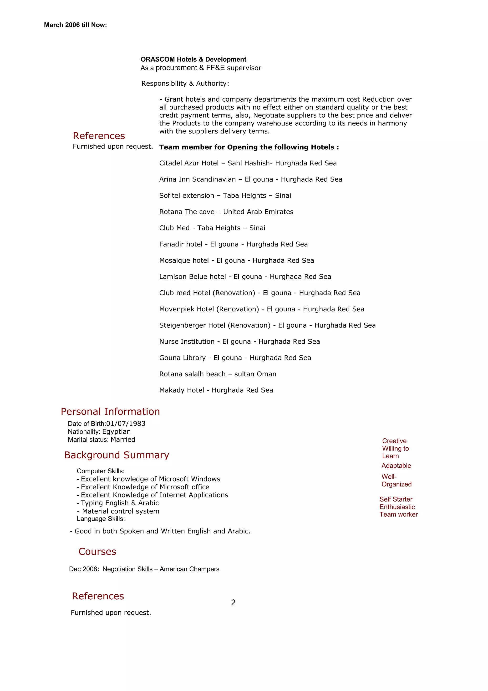 Khaled masoud CV | PDF | Africa Travel | Travel Locations