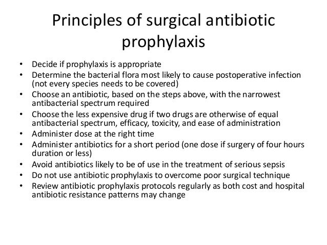 antibiotic surgical prophylaxis