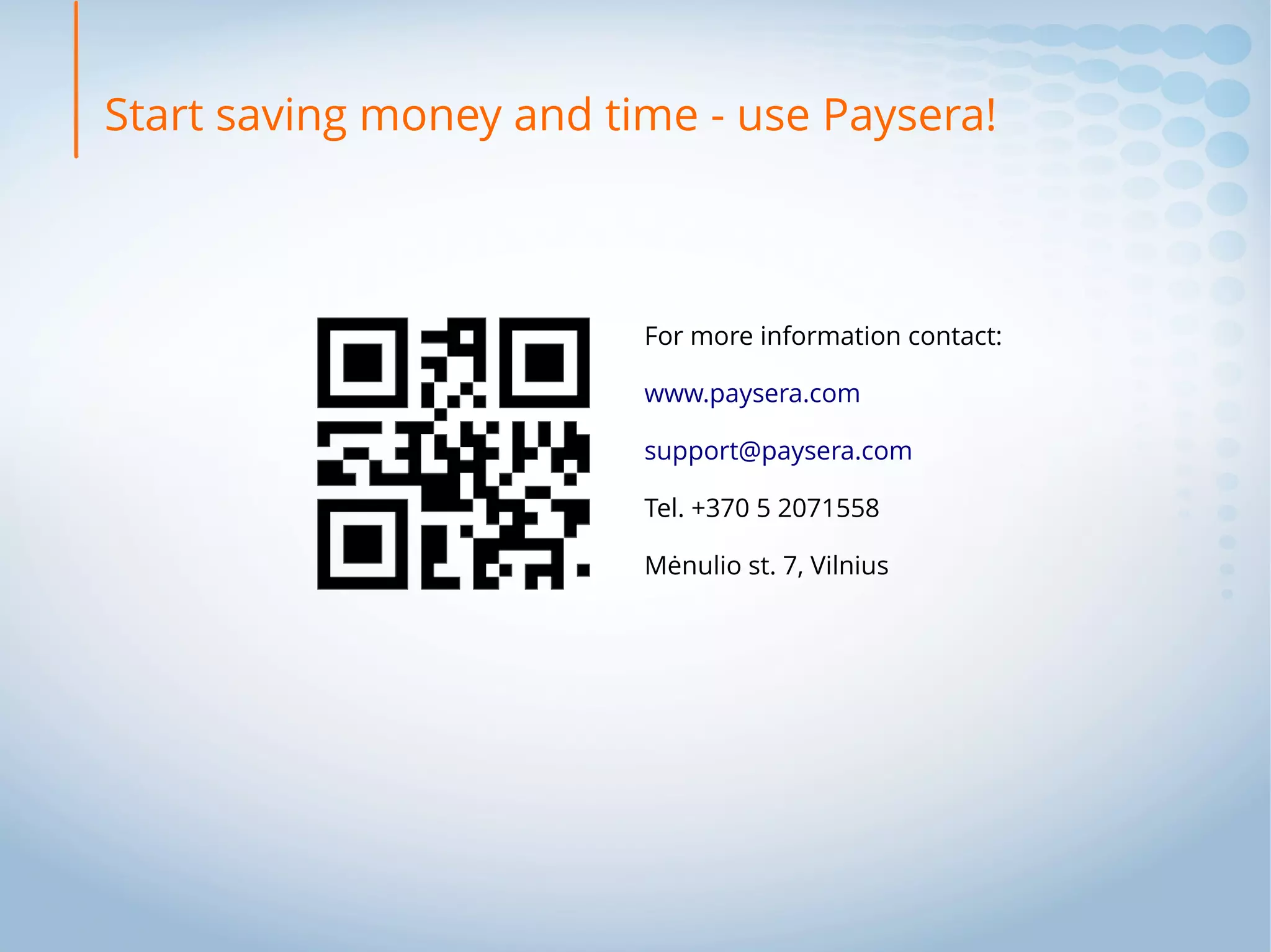 Introduction to Paysera | PDF