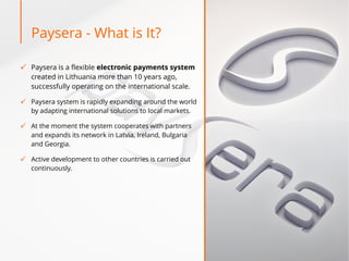 Introduction to Paysera | PDF