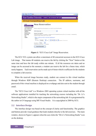 Developing Web-based Interactive Teaching System for Core Network ...