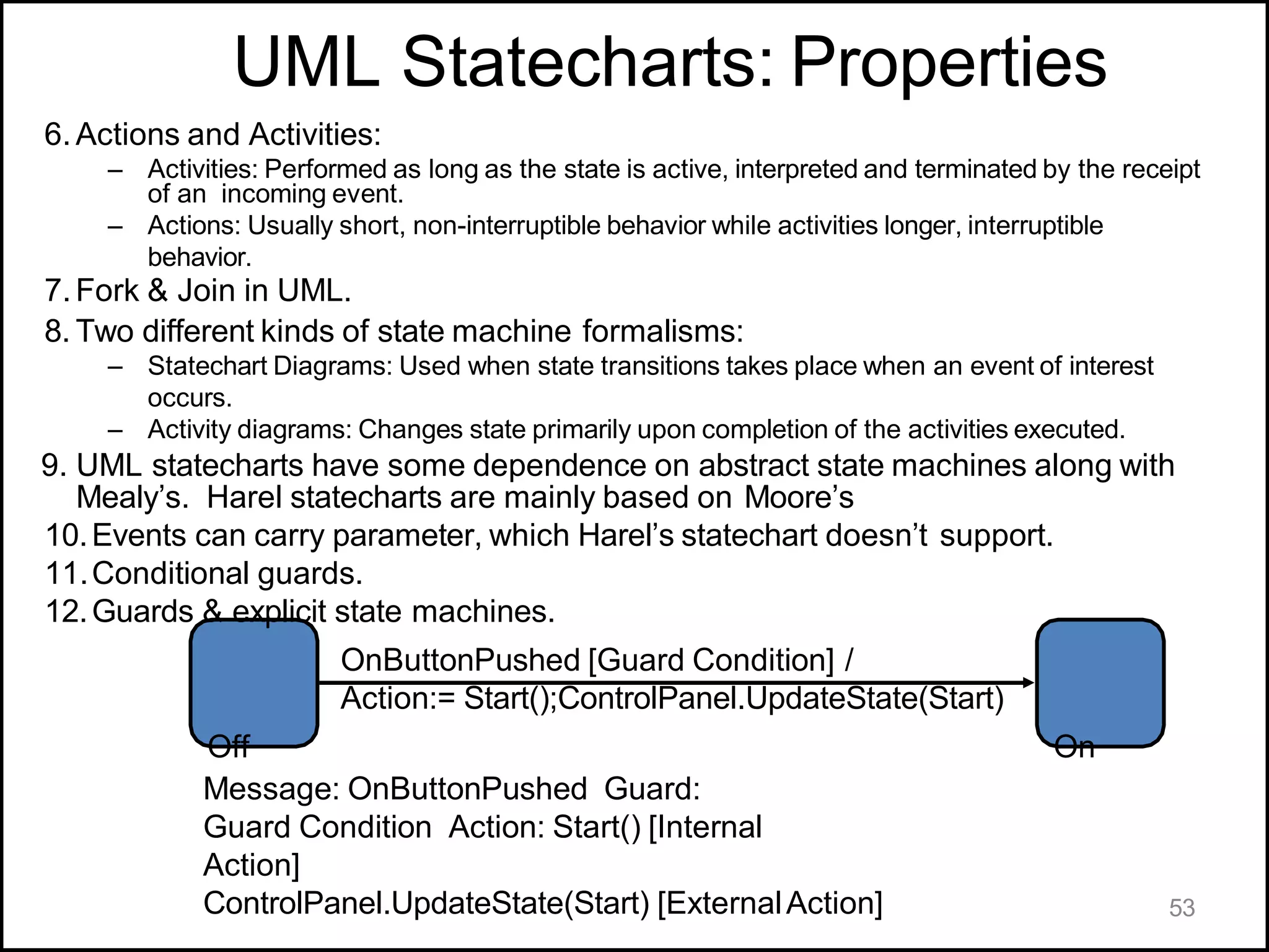 483-Final-Harel_ Statechart & UML.pptx | Computing | Technology & Computing