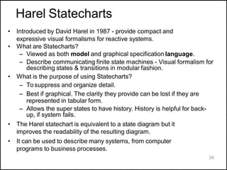 483-Final-Harel_ Statechart & UML.pptx | Computing | Technology & Computing