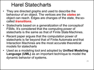 483-Final-Harel_ Statechart & UML.pptx | Computing | Technology & Computing