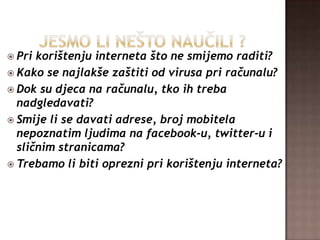 483 Sigurniji internet | PPTX