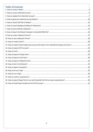 Innovyze Infonet Manual | PDF