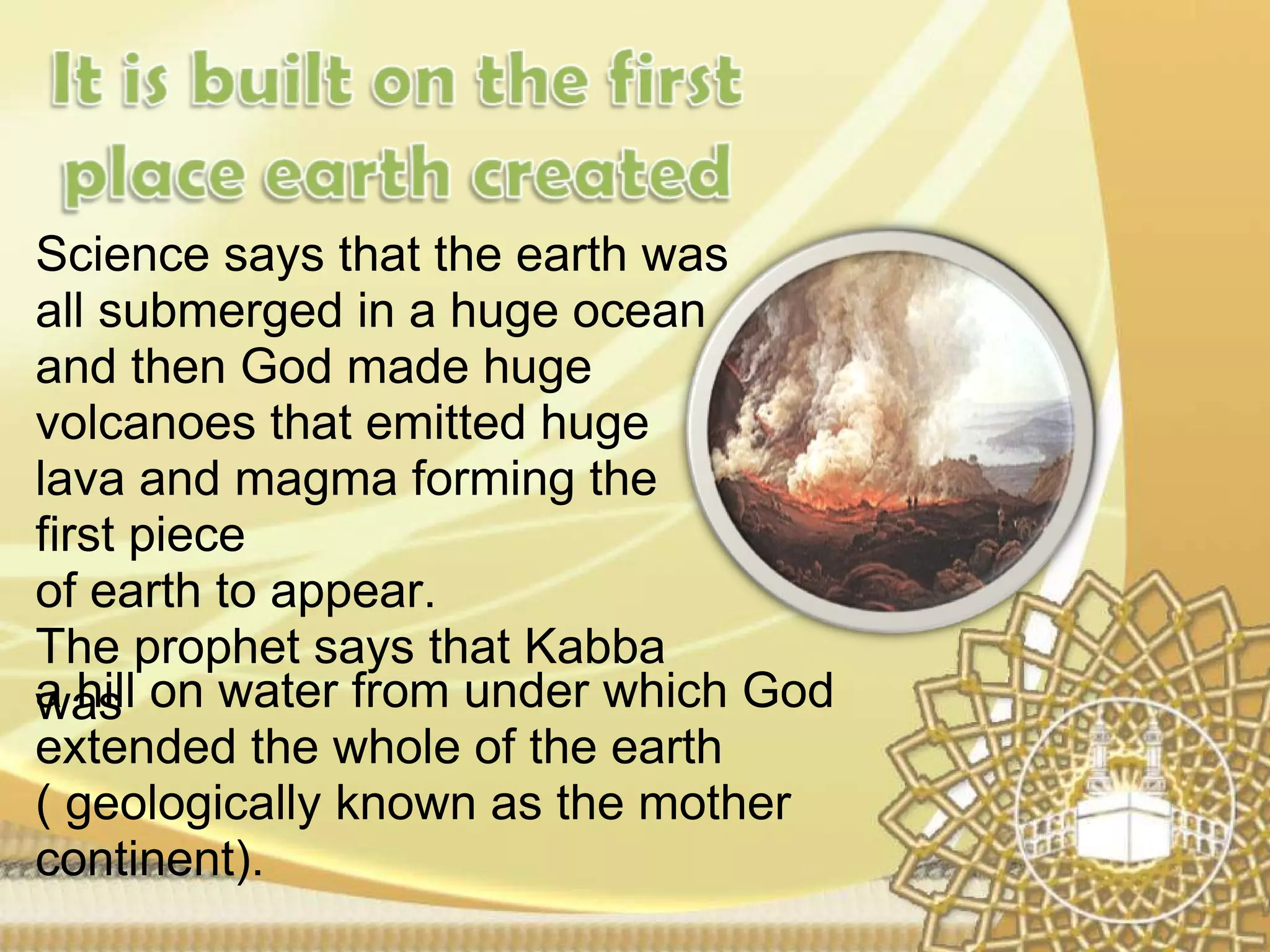 Mecca the first place created | PPT