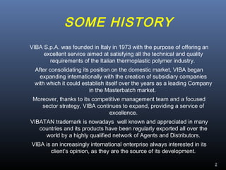 VIBA presentation 2016 GB | PPT