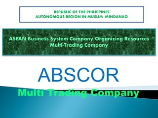 ABSCOR presentation | PPT