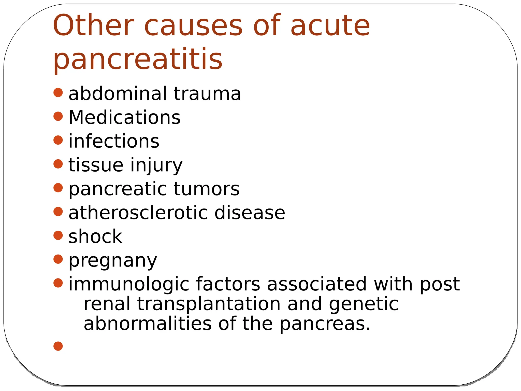 symptoms, causes and risk factors pacreatitis | PDF