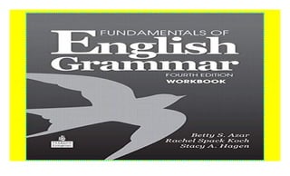 Fundamentals of English Grammar Workbook (Pear12) ((P.D.F))^^@@ | PPT