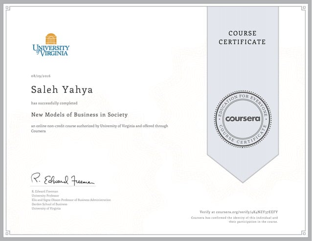 coursera cert. | PDF | Business | Business and Finance