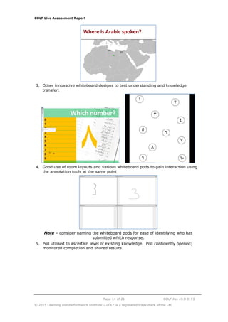 Robert Davies COLF Assessment | PDF
