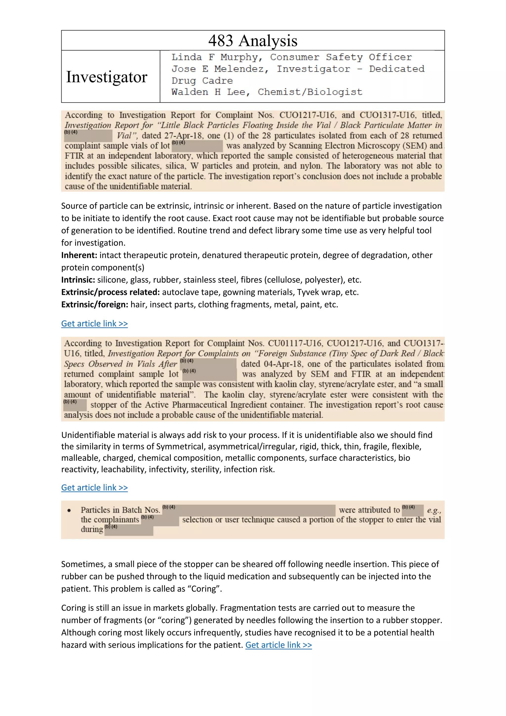 483 case study | PDF